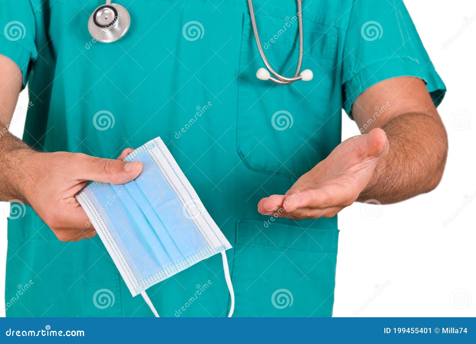 Medical doctor with mask. stock image. Image of medical - 199455401
