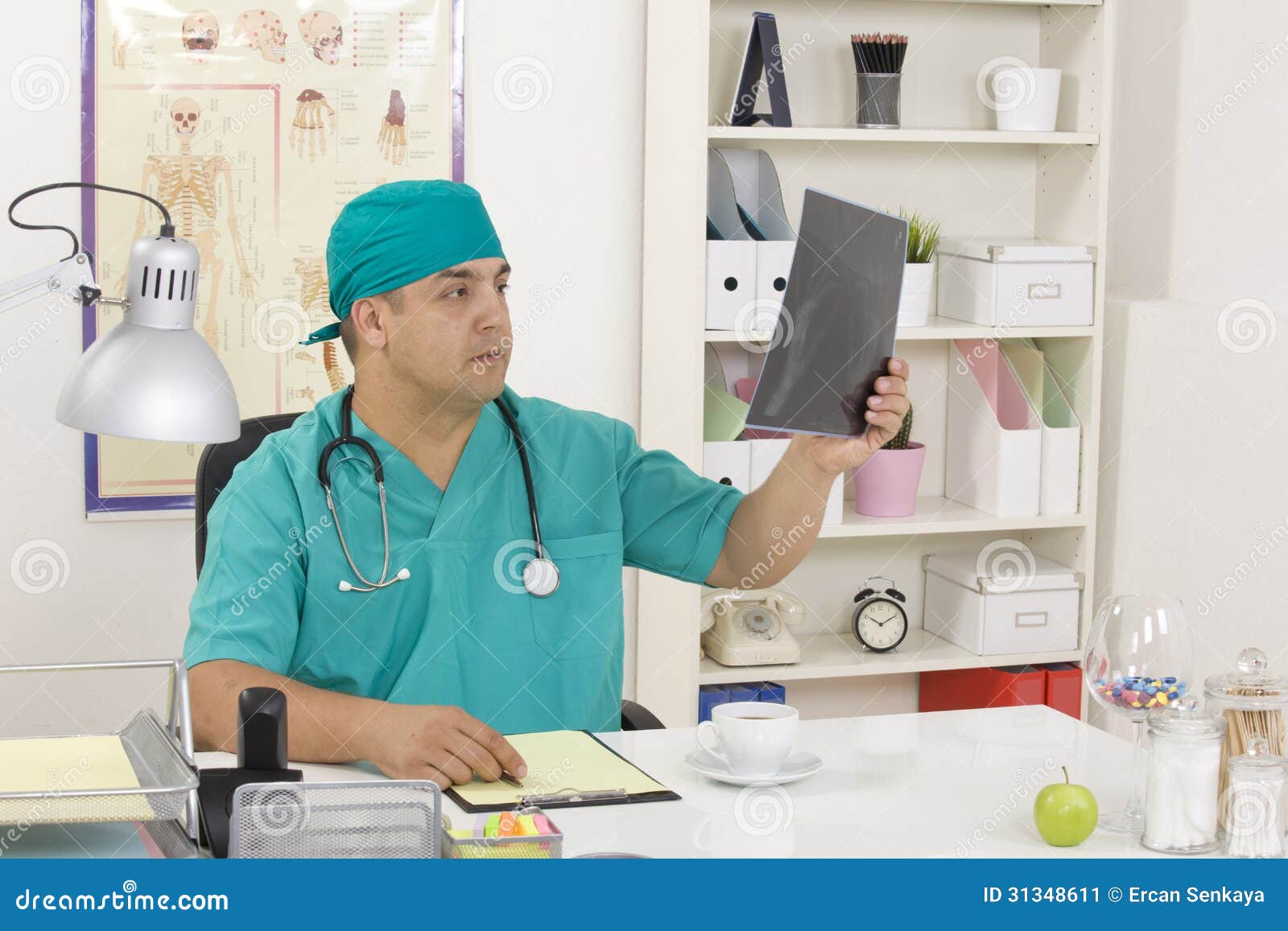 Medical doctor stock image. Image of business, busy, confident - 31348611
