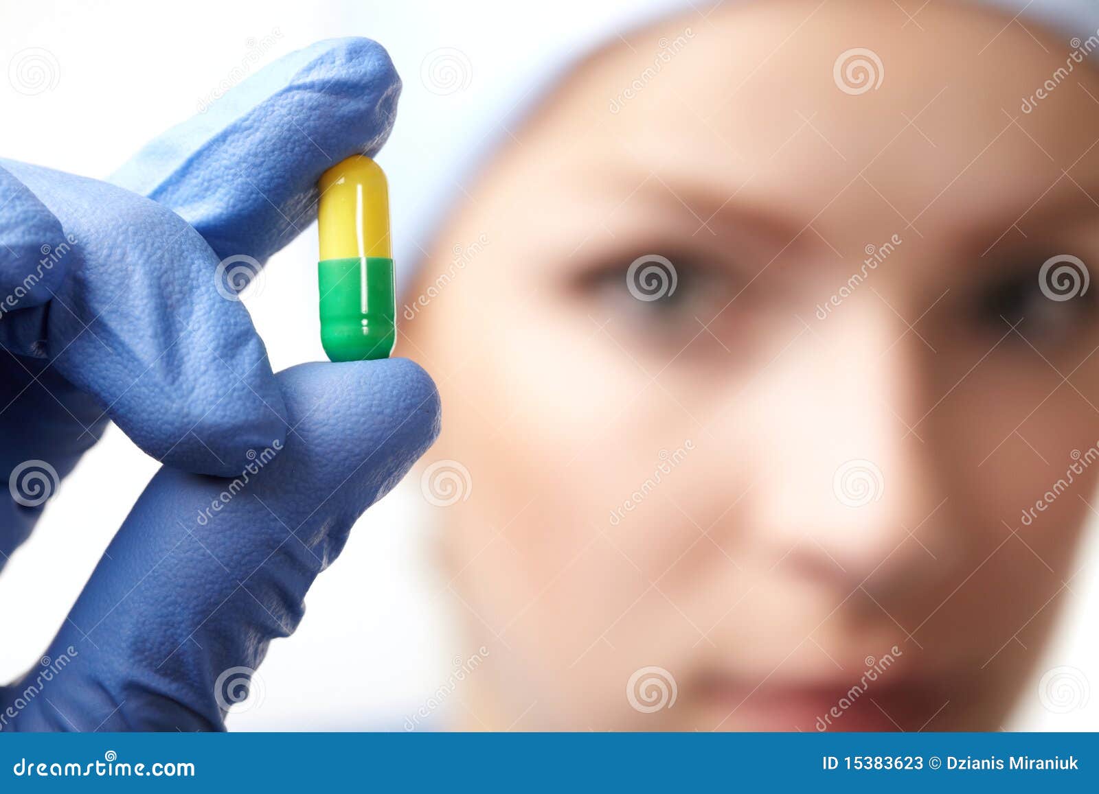Medical doctor with pill stock image. Image of pills - 15383623