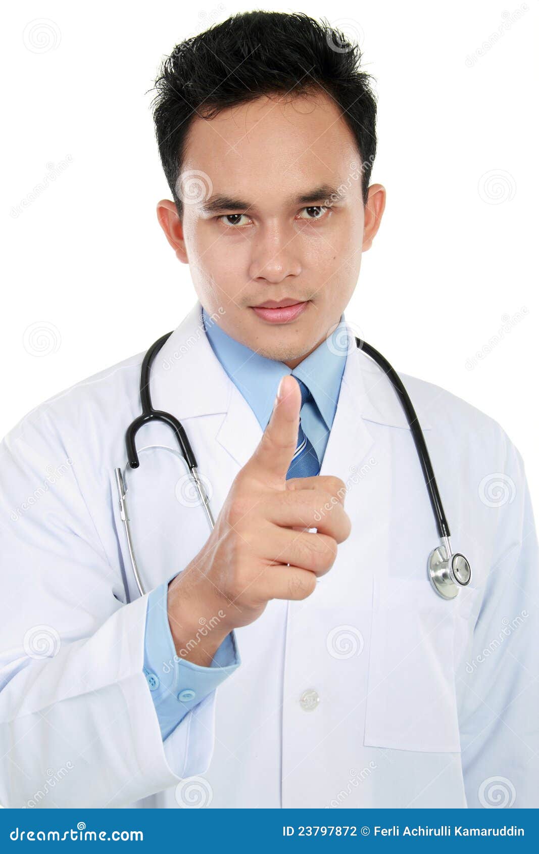 Medical Doctor Pointing at You Stock Photo - Image of confident, modern ...
