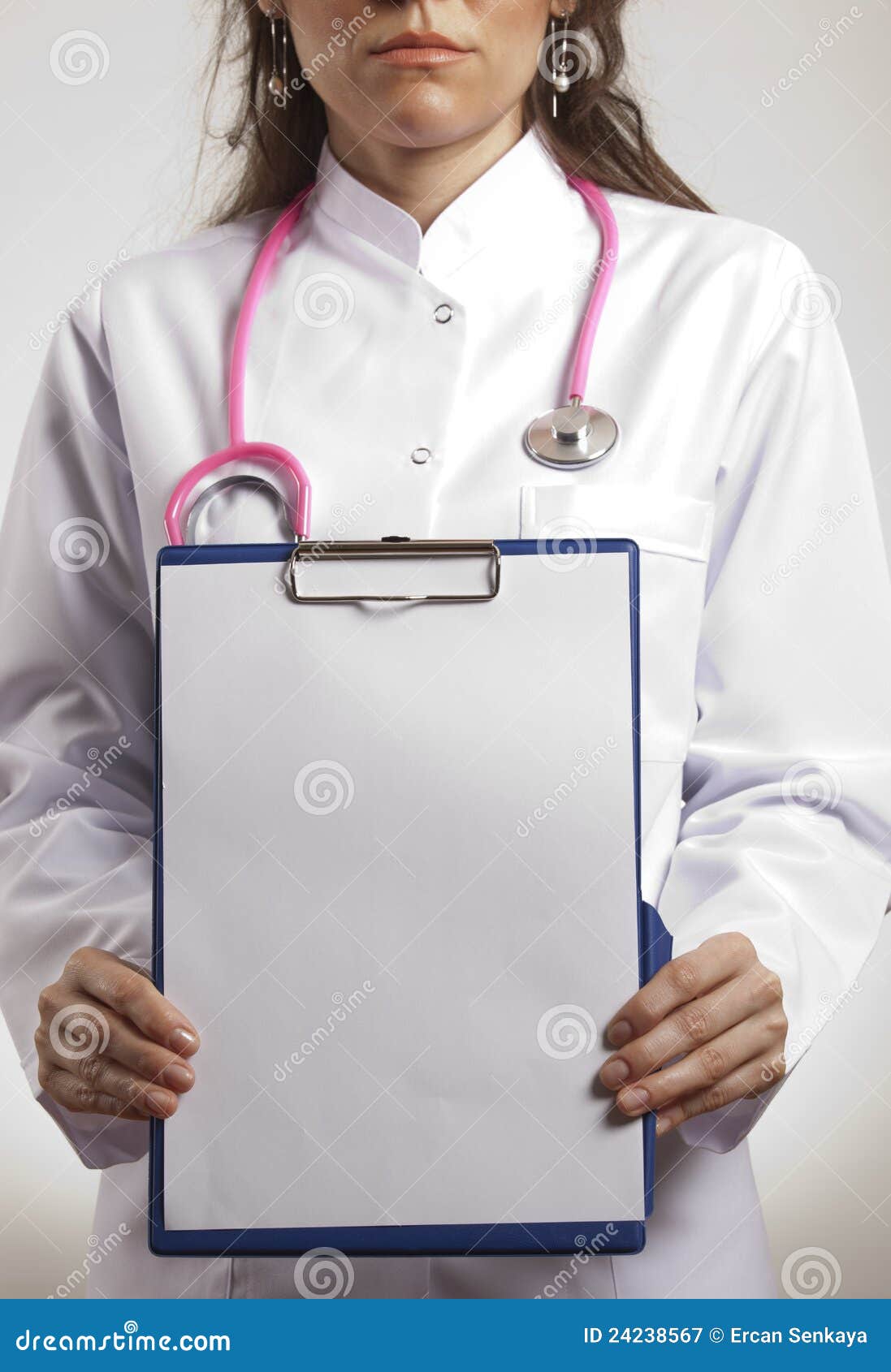 Medical Doctor Showing the Results Stock Image - Image of digital ...