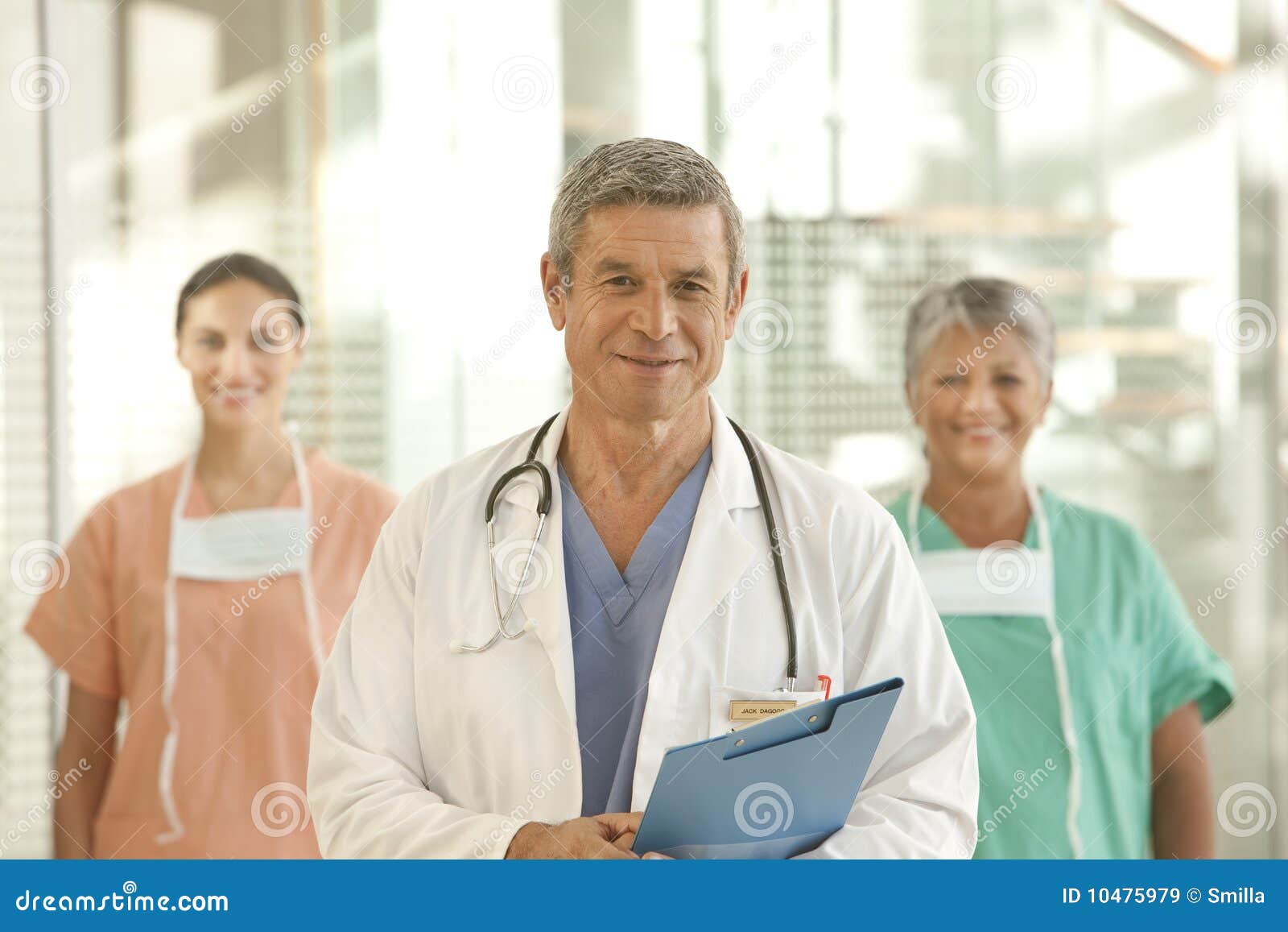 Medical doctor and staff stock image. Image of senior - 10475979