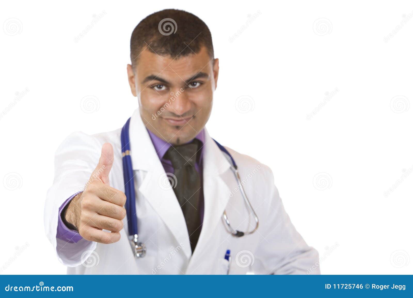 Medical Doctor with Stethscope Express Happiness Stock Photo - Image of ...