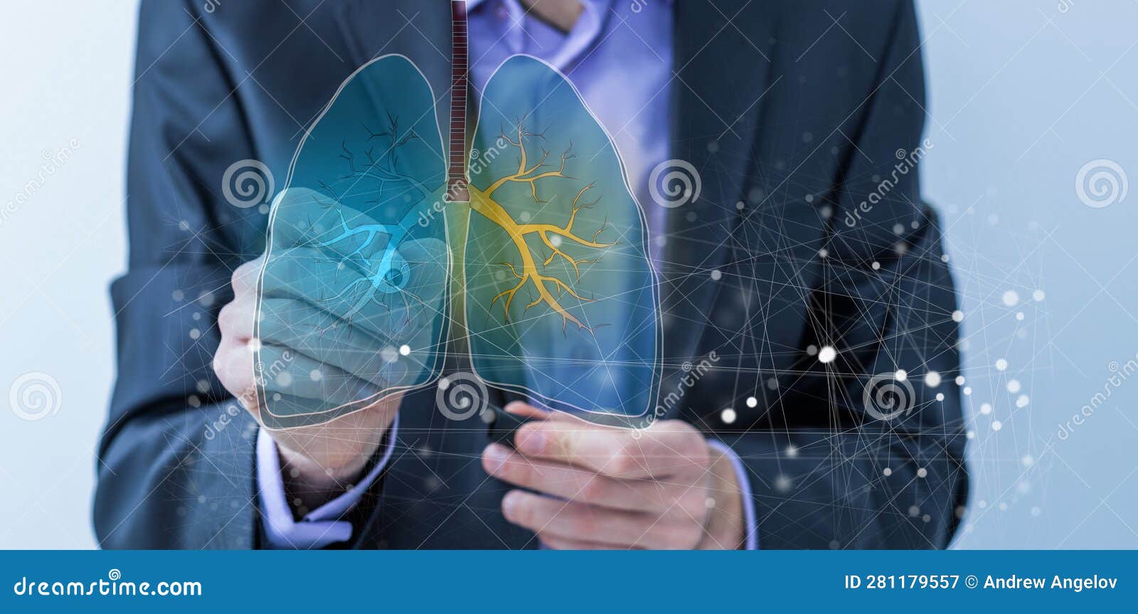 Medical Doctor Using Advance Technology Big Data Visual Display ...