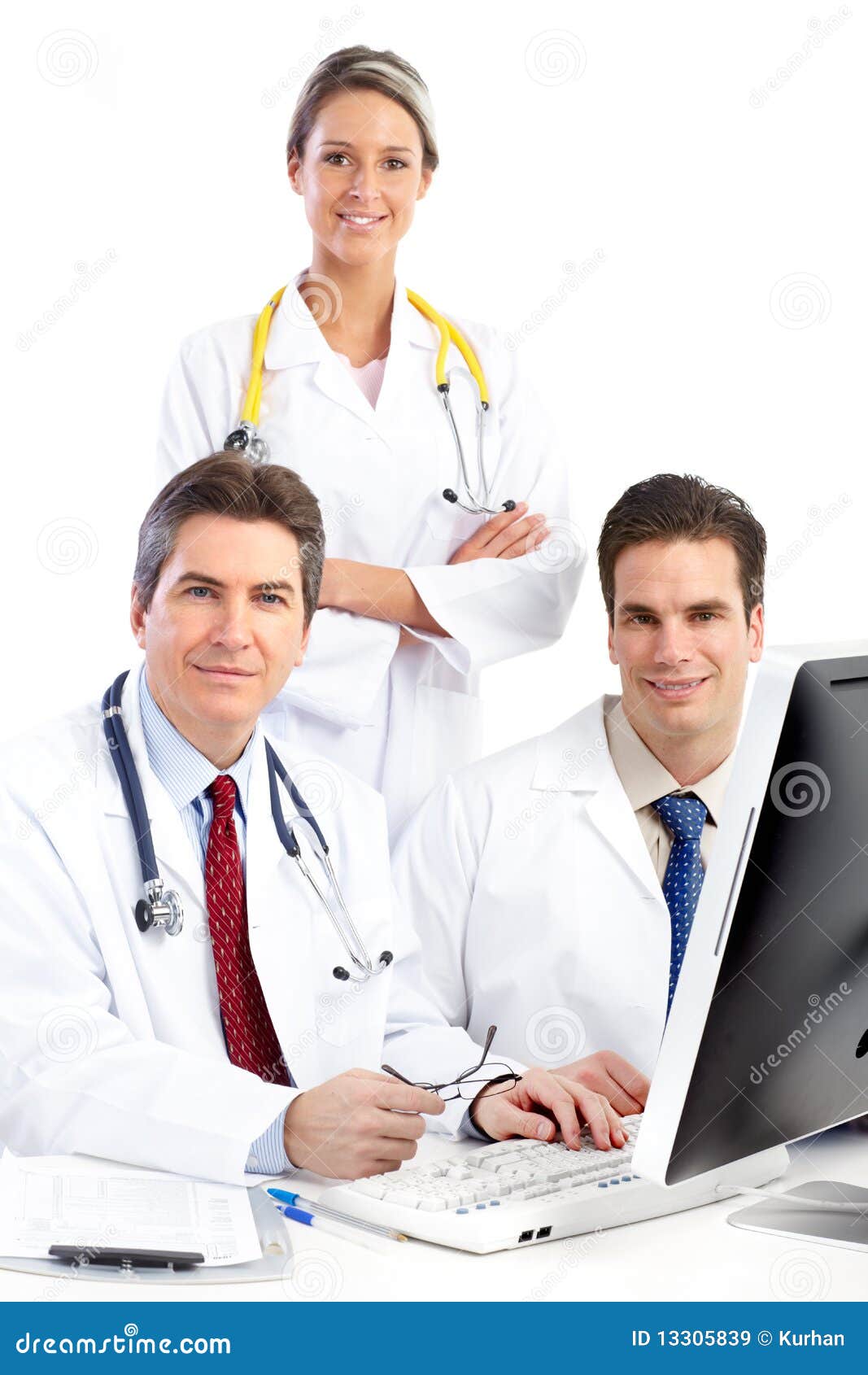 Medical doctors stock image. Image of computer, clinical - 13305839