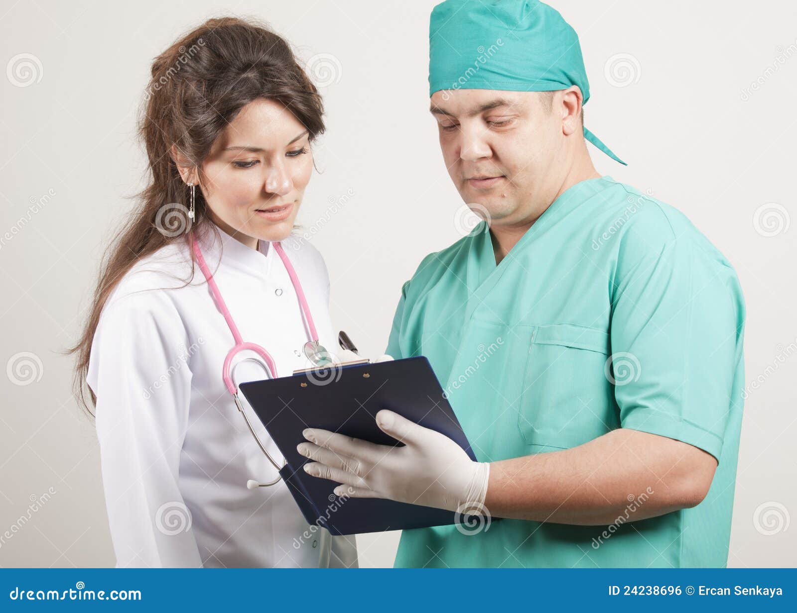 Medical Doctors Checking the Results Stock Photo - Image of patient ...