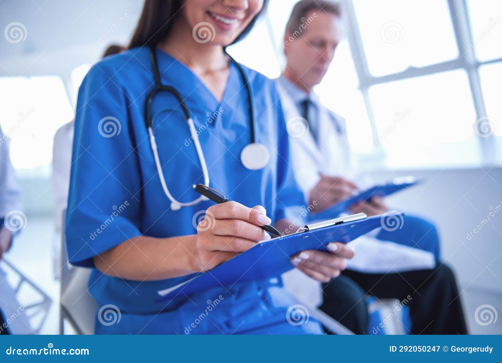 Medical Doctors at the Conference Stock Image - Image of group, health ...