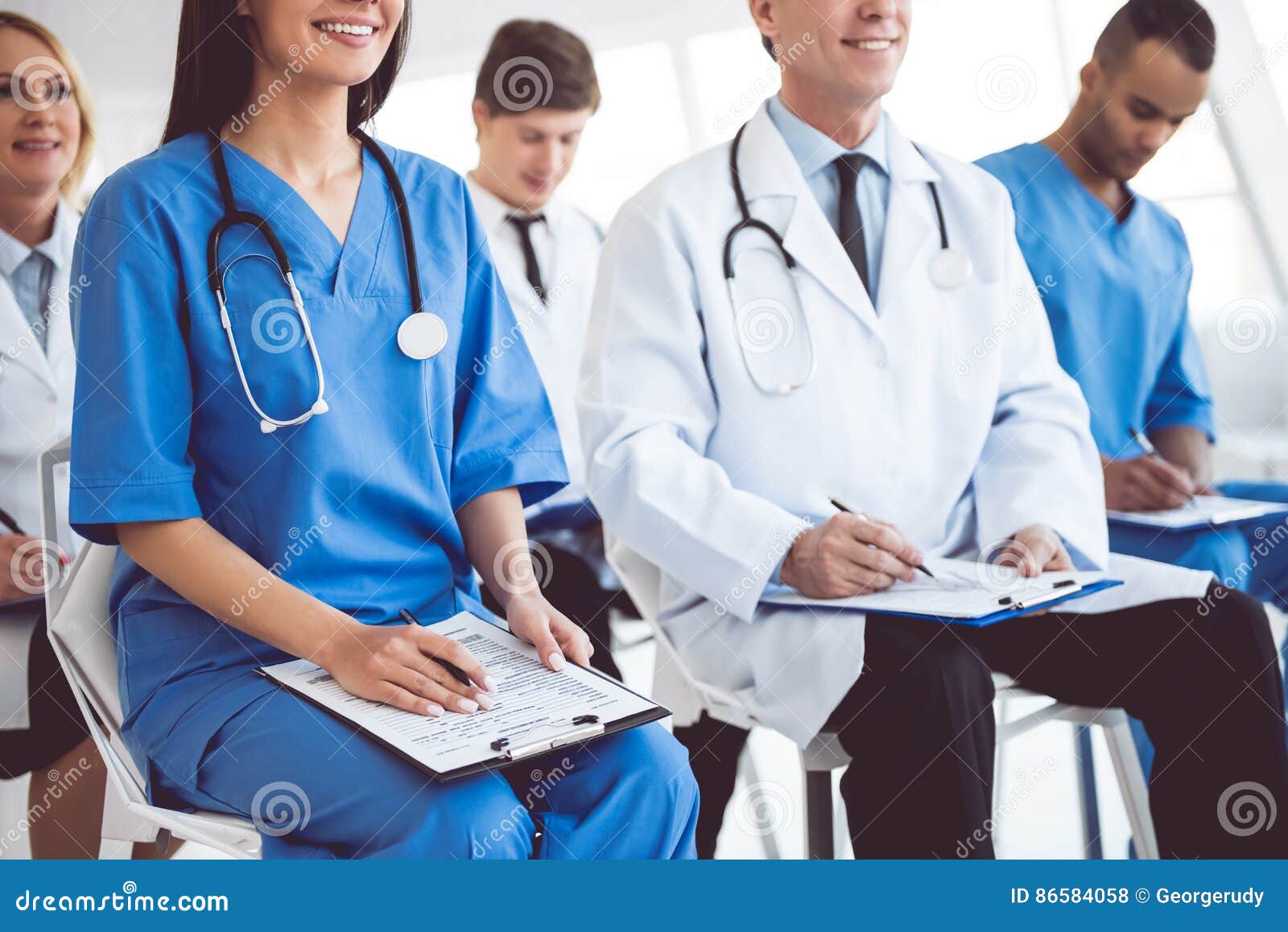 Medical Doctors at the Conference Stock Photo - Image of meeting, notes ...