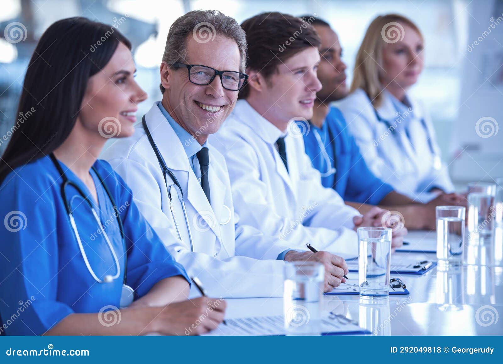 Medical Doctors at the Conference Stock Photo - Image of occupation ...