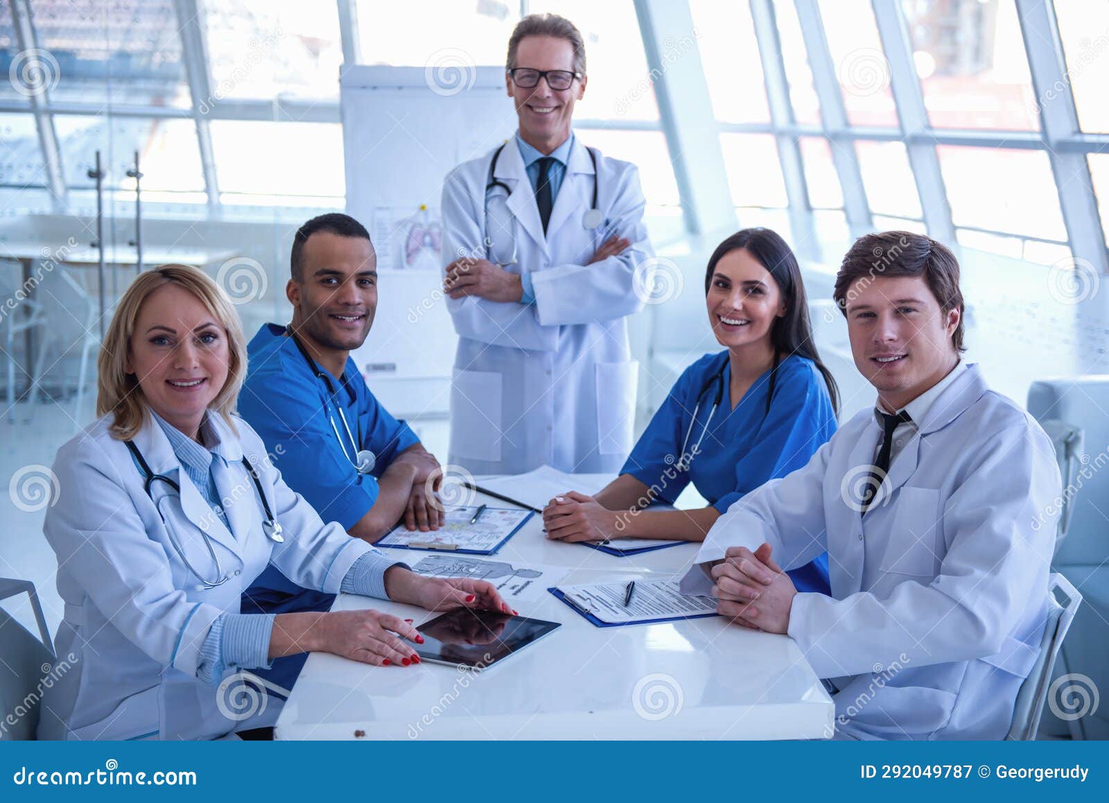 Medical Doctors at the Conference Stock Image - Image of medical ...