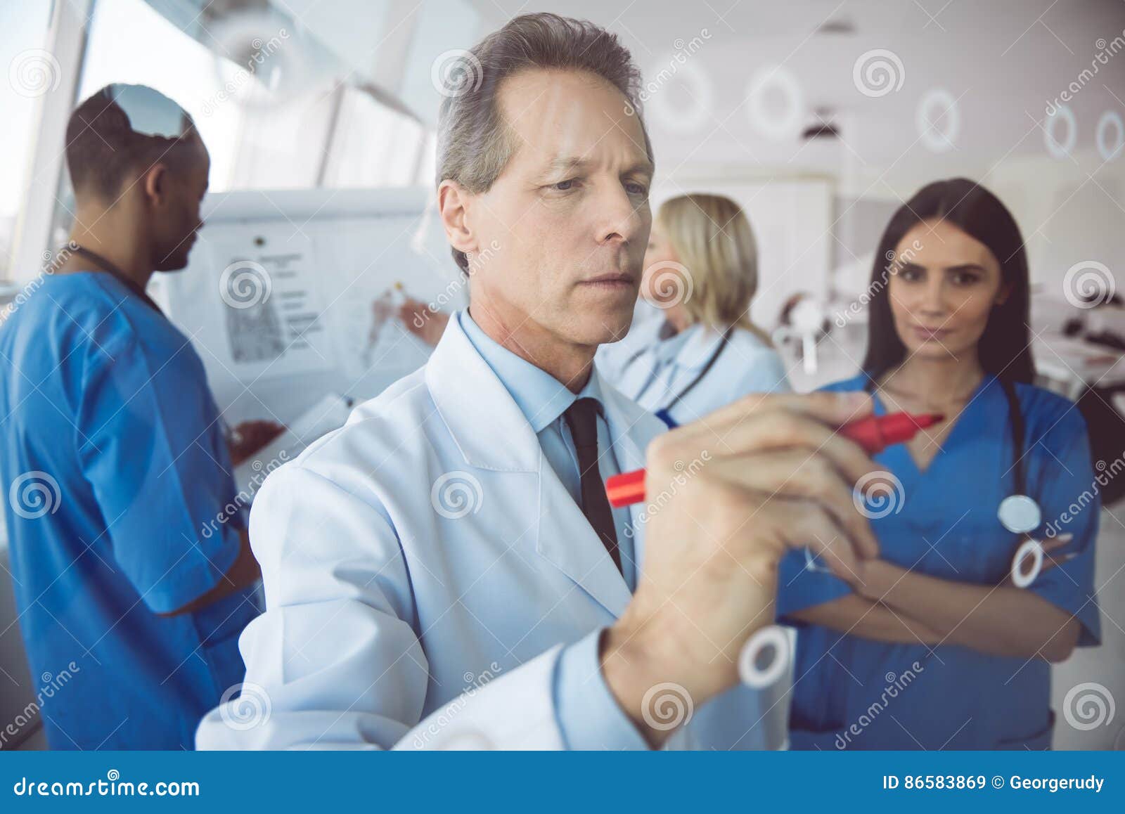 Medical Doctors at the Conference Stock Image - Image of office, health ...