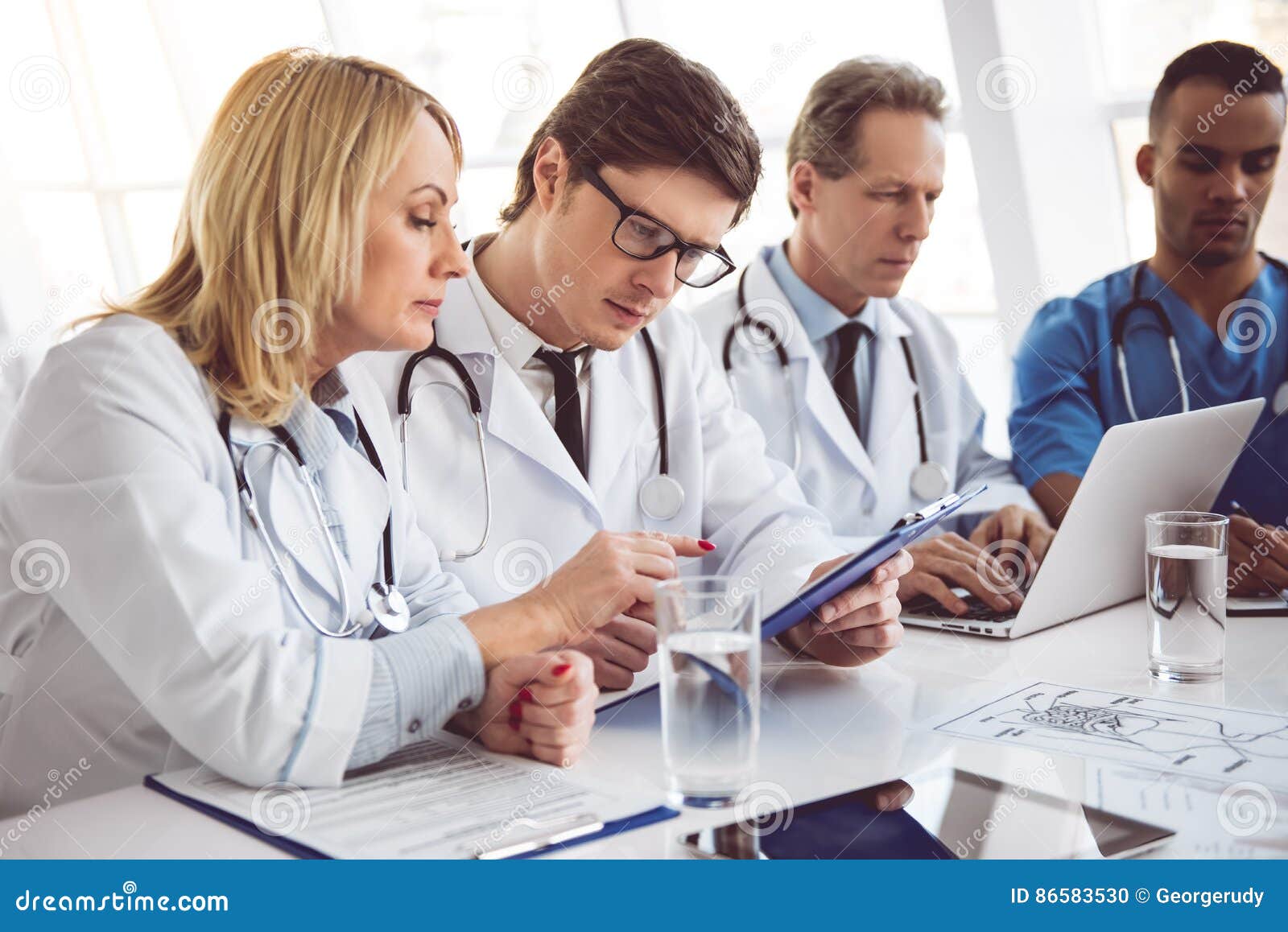 Medical Doctors at the Conference Stock Photo - Image of female, health ...