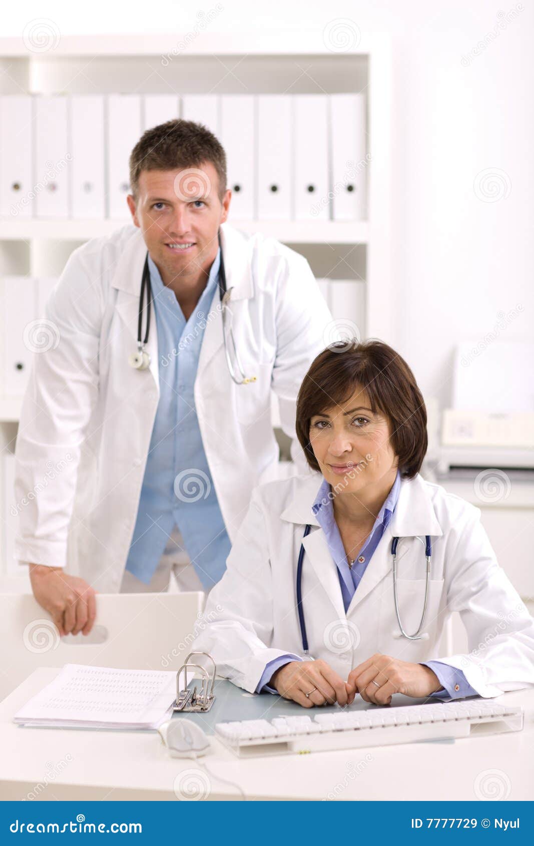Medical doctors at office stock image. Image of confident - 7777729