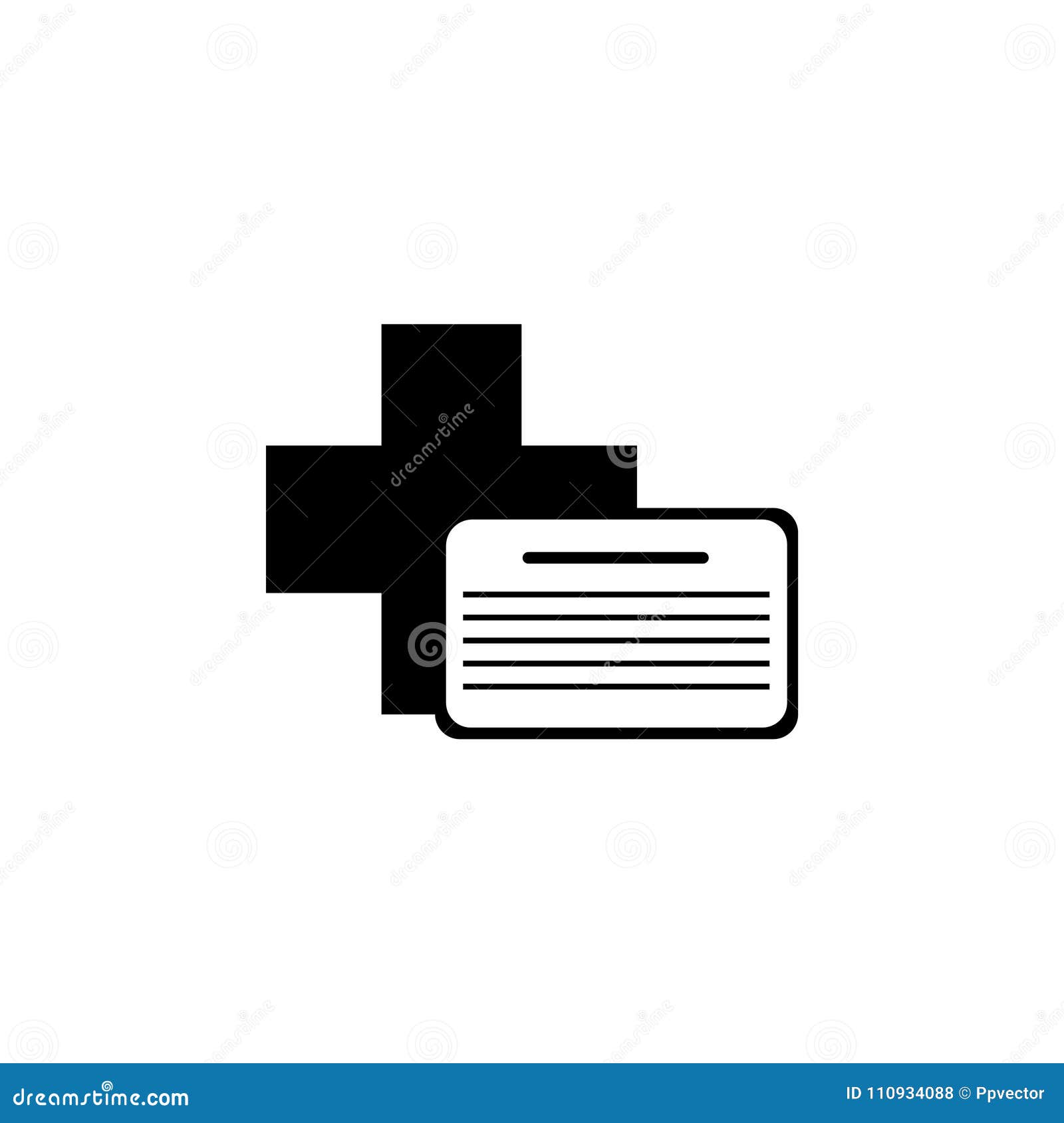 Medical Documents Icon. Vector Stock Vector - Illustration of clinical ...