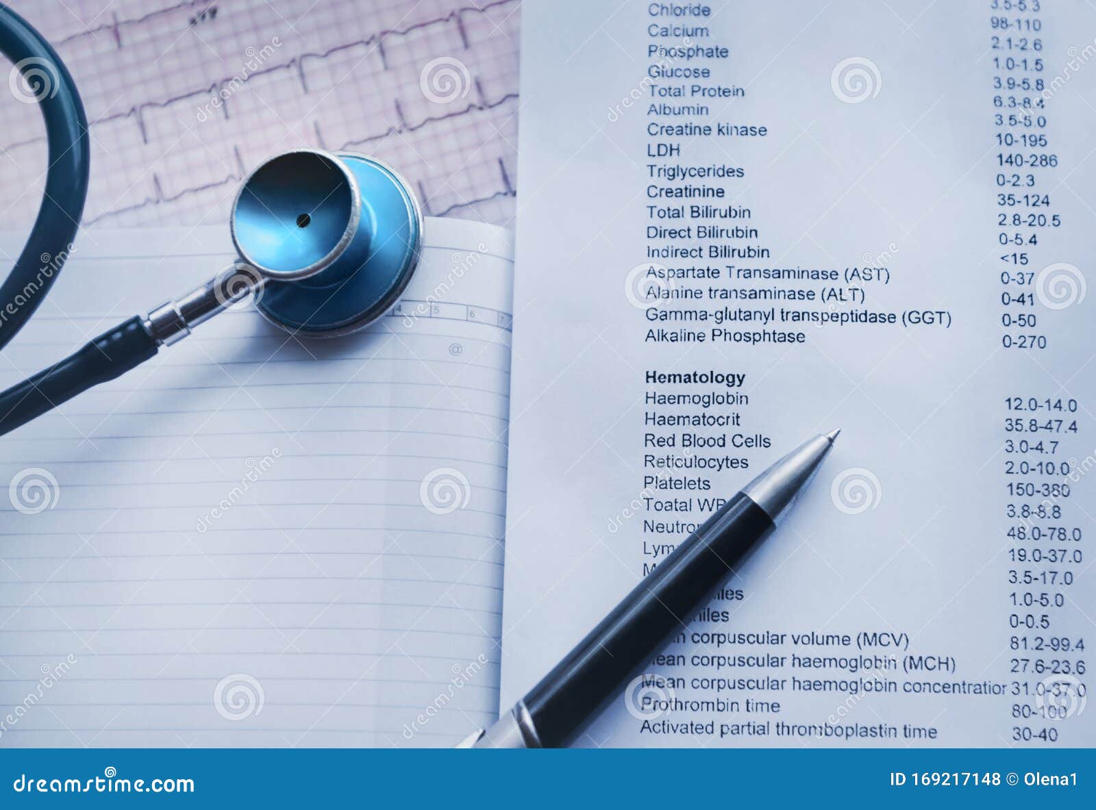 Medical documents stock photo. Image of background, diary - 169217148