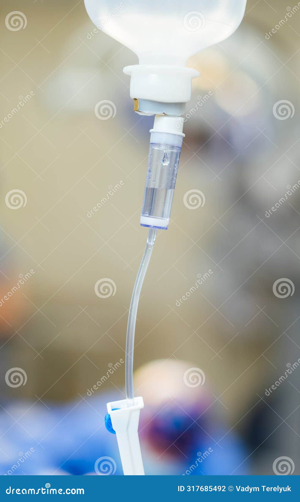 Medical Dropper System Close Up. Operating System Infusion Stock Photo ...