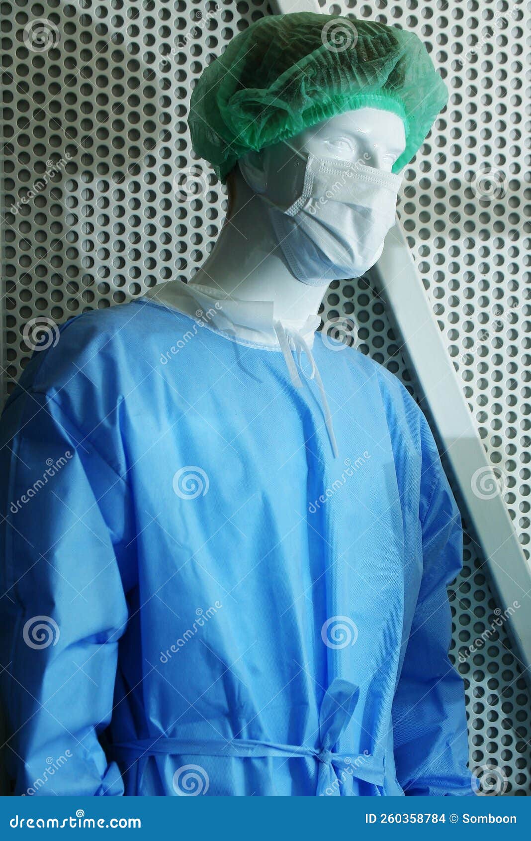 Medical Dummy To Prevent Germs Stock Photo - Image of health, cloth ...