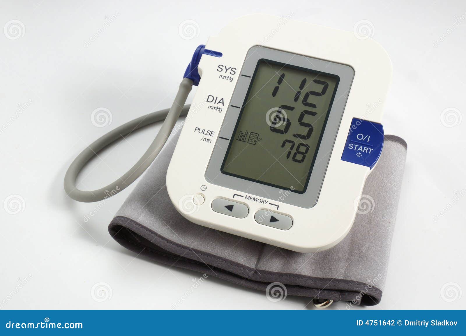 Medical Electronic Tonometer Stock Photo - Image of blood, pharmacy ...