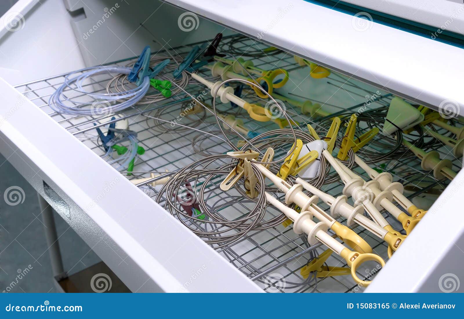 Medical Endoscopy Instruments Royalty Free Stock Photo - Image: 15083165