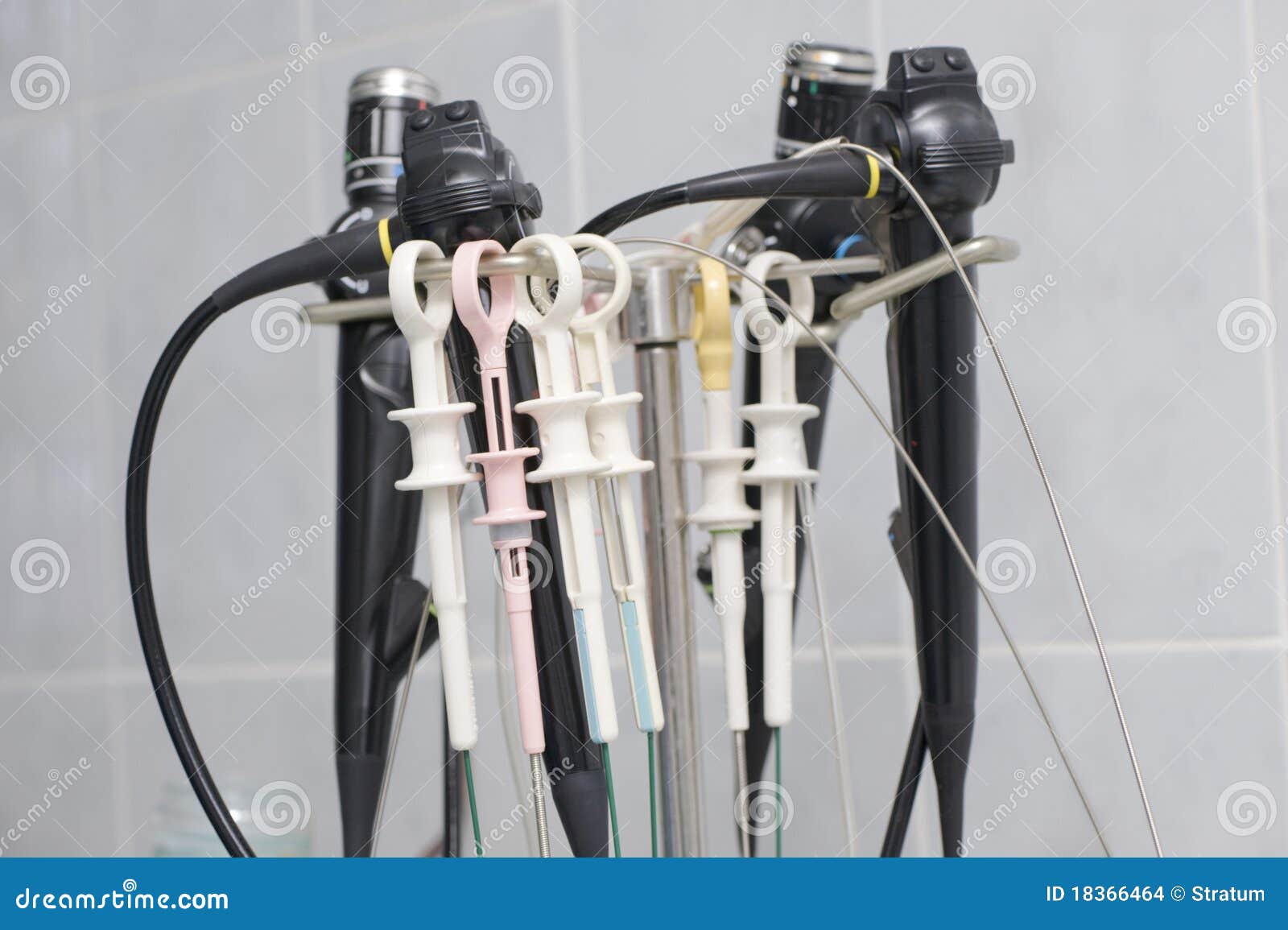 Medical endoscopy tools stock photo. Image of emergency - 18366464