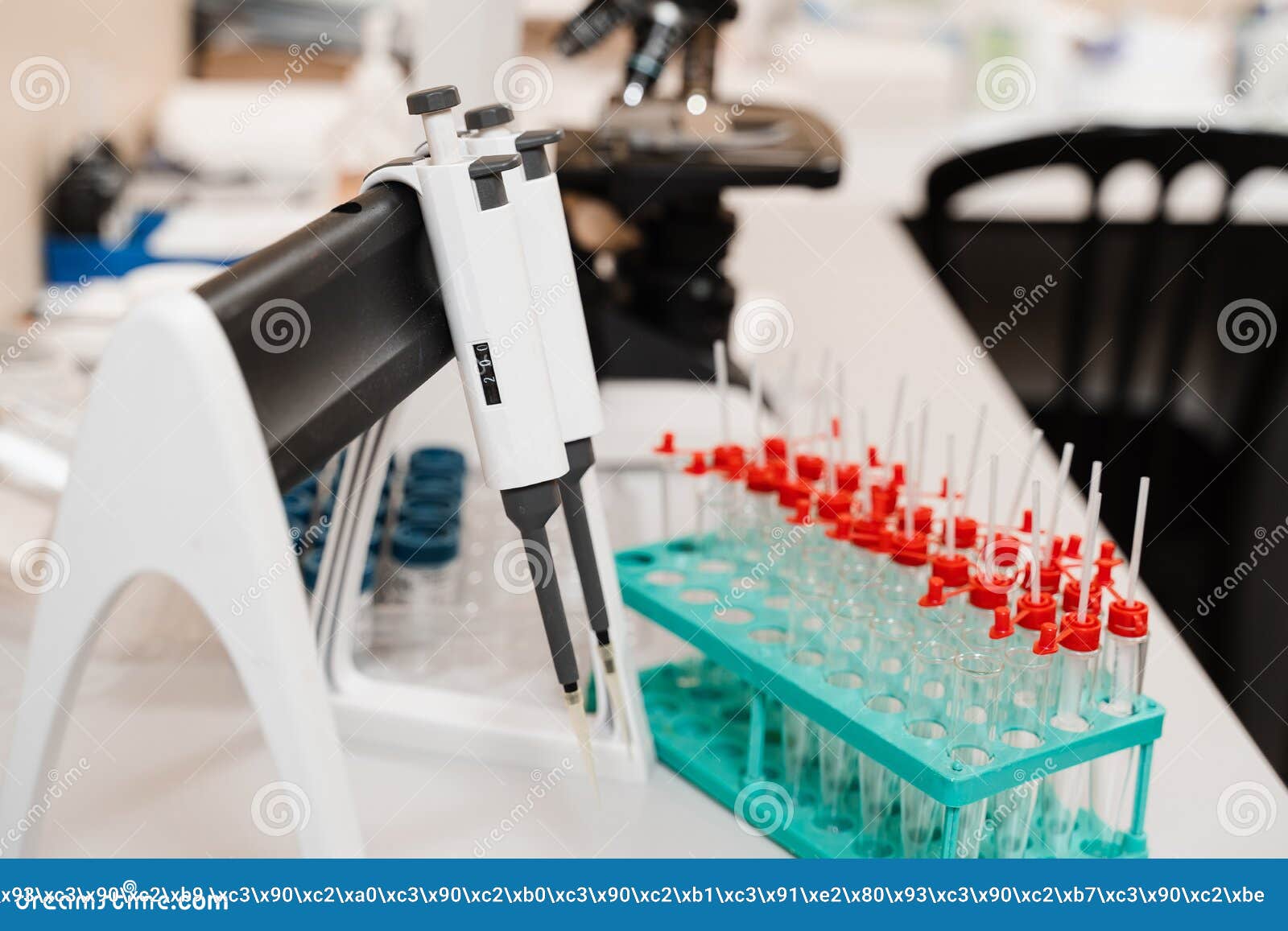 Medical Equipment for Blood Test and Analysis Using Microscope, Micro ...