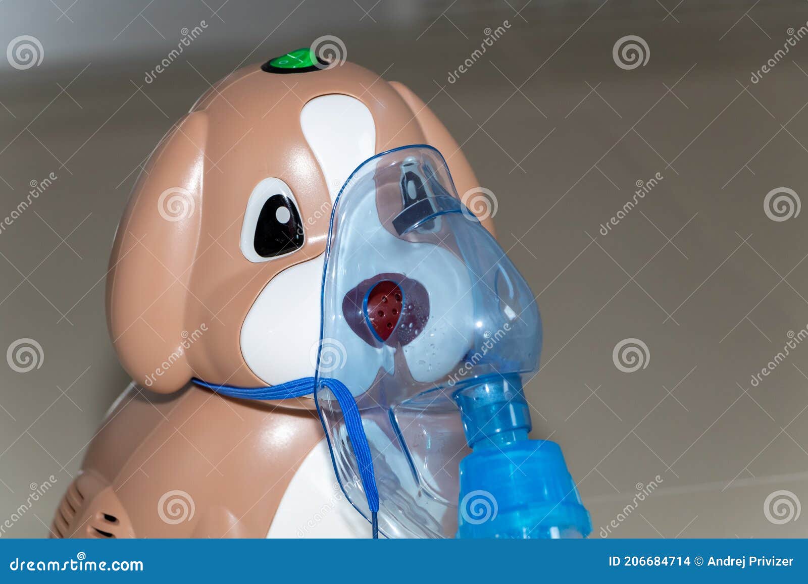 Medical Equipment. the Compressor Nebulizer Pet Shaped Stock Photo ...