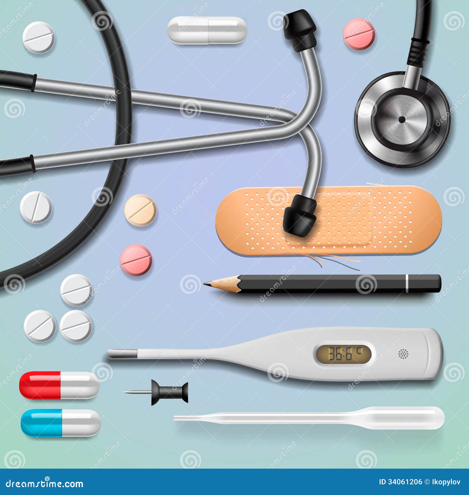 Medical equipment stock illustration. Illustration of capsule - 34061206