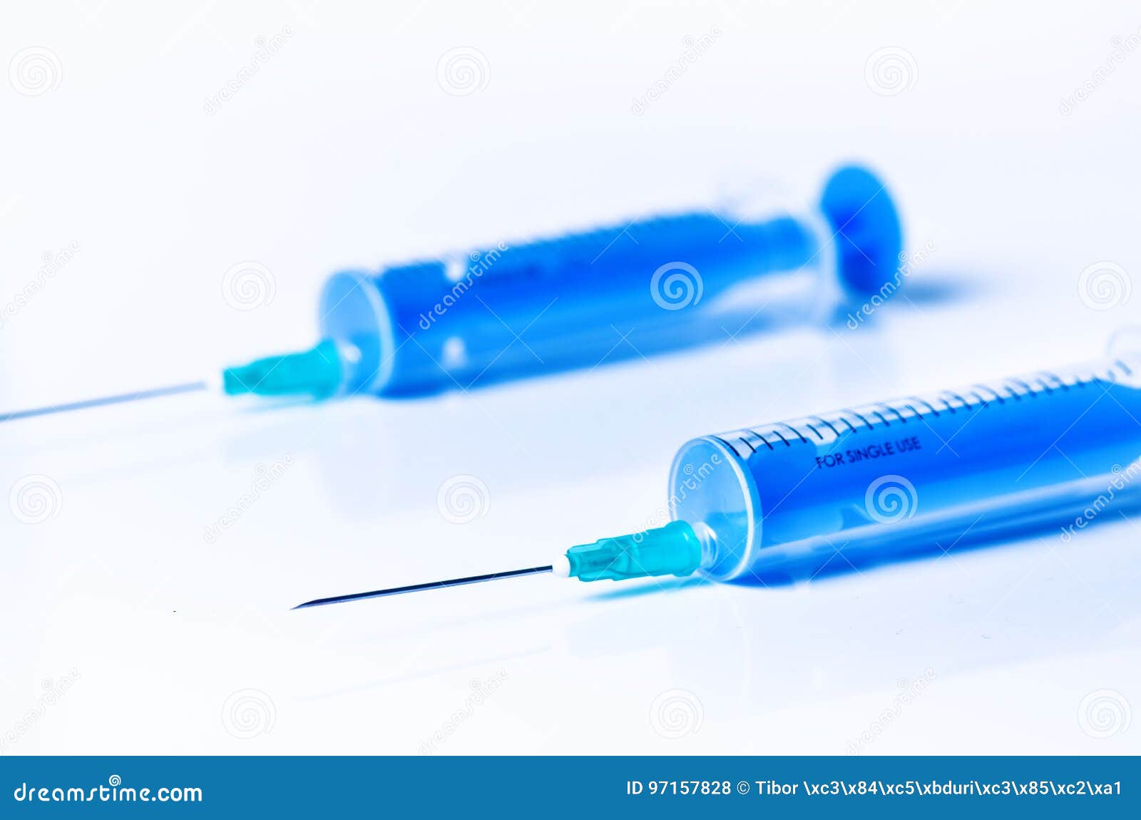 Medical Equipment. Injection Isolated On A White Background With ...