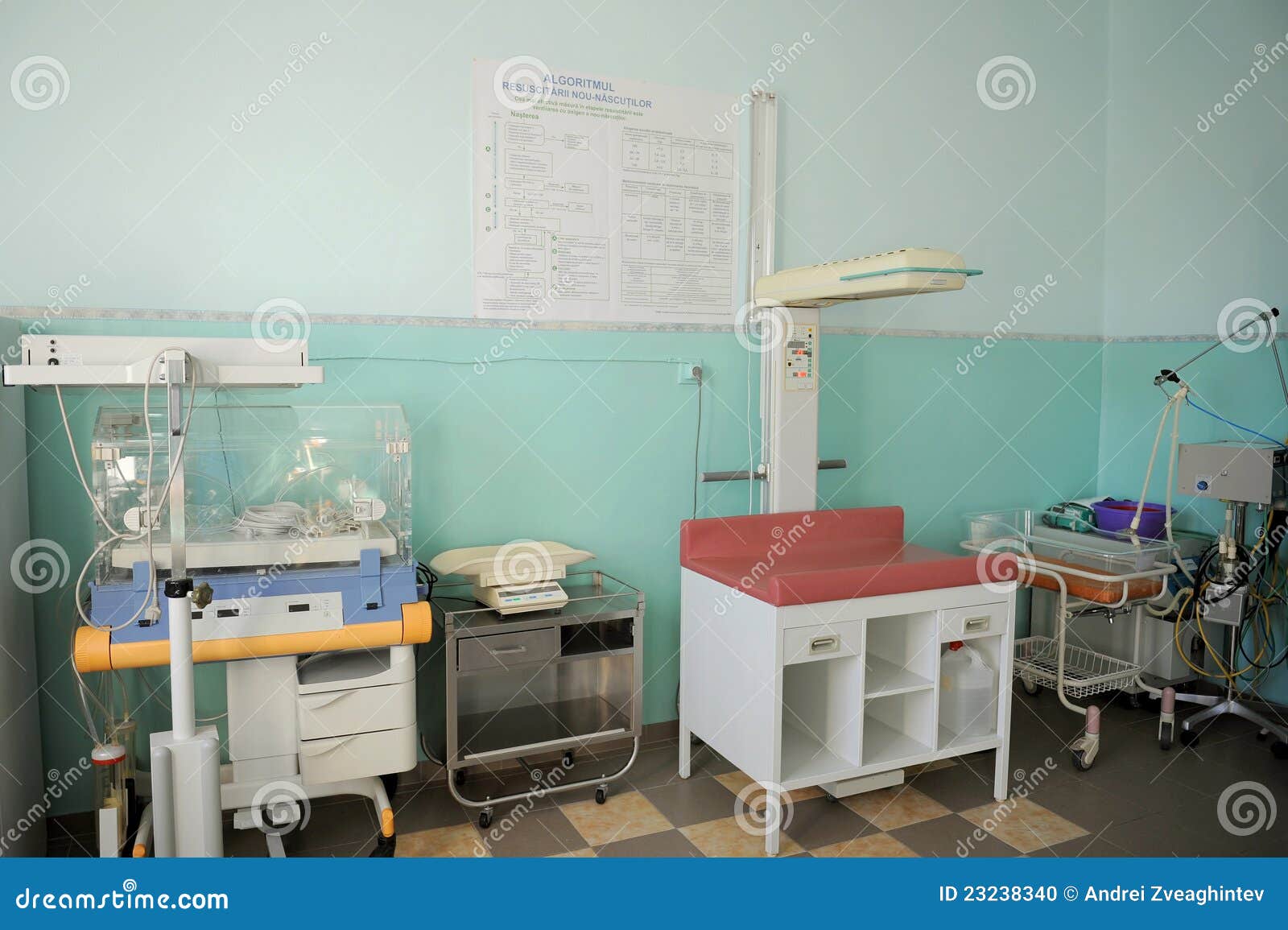 Medical Equipment at Maternity Clinic Stock Photo - Image of comfort ...