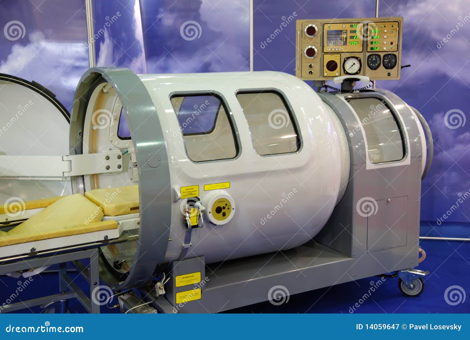 The Medical Equipment, Pressure Chamber Stock Image - Image of ...