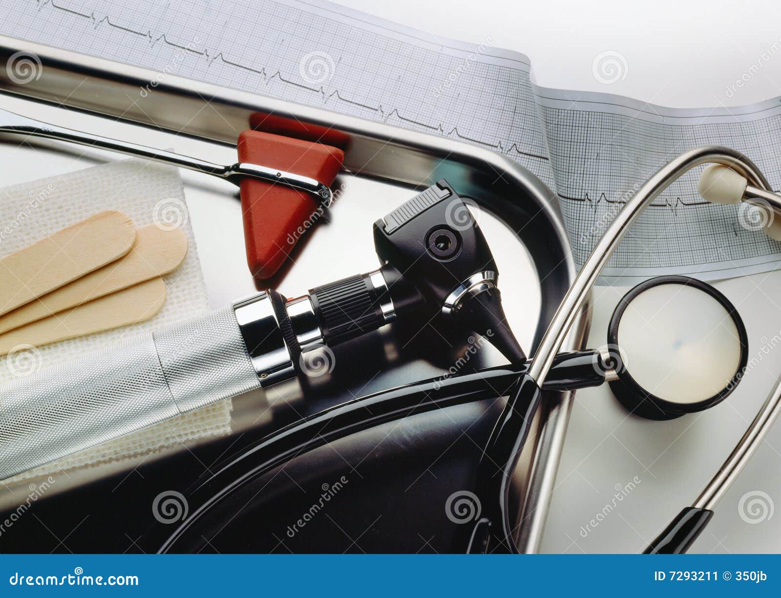 Medical exam equipment stock image. Image of doctor, occupation - 7293211