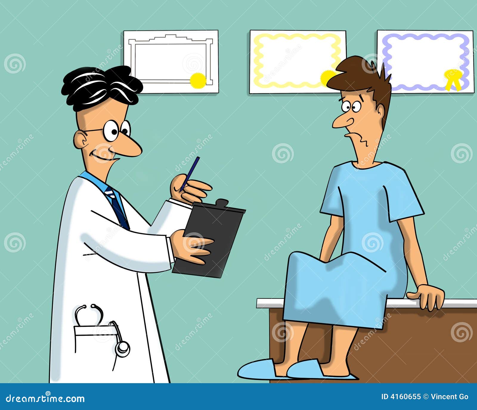 Medical examination stock illustration. Illustration of examination ...