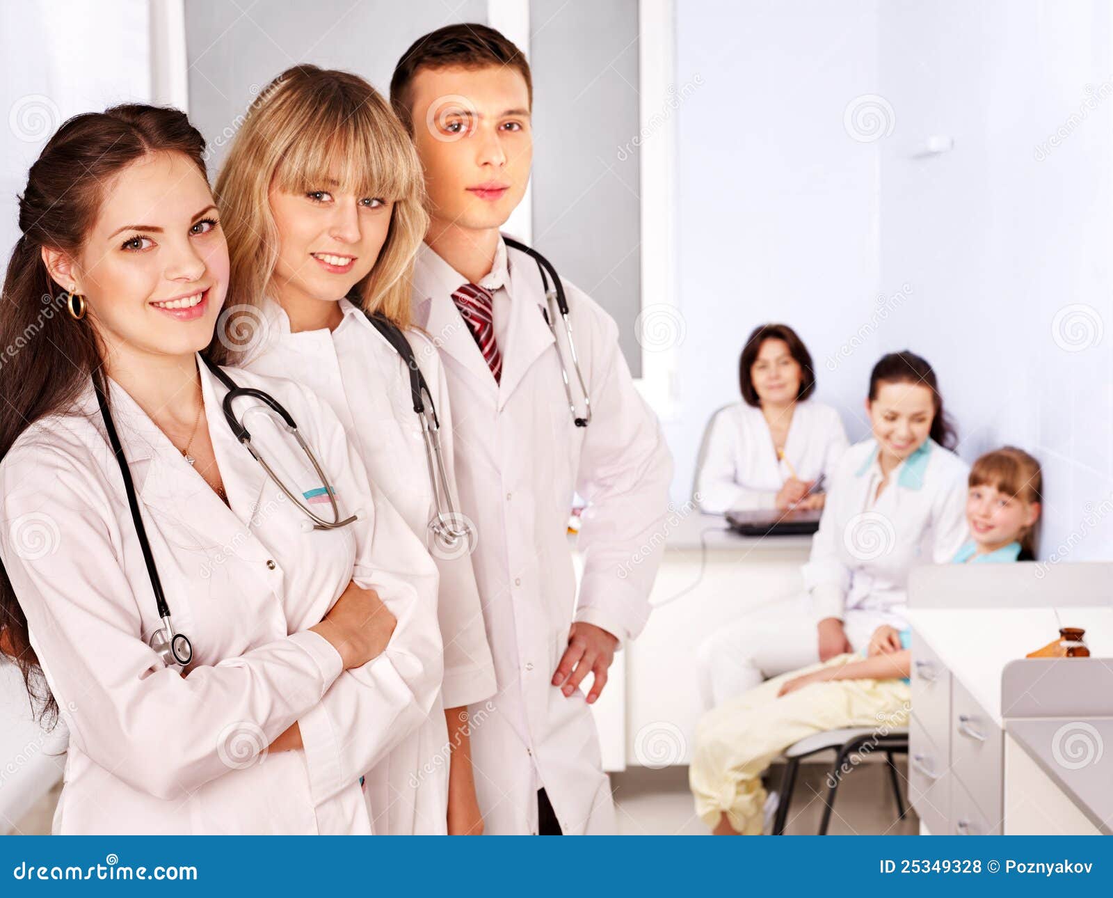 Medical Examination of Child. Stock Photo - Image of person, room: 25349328