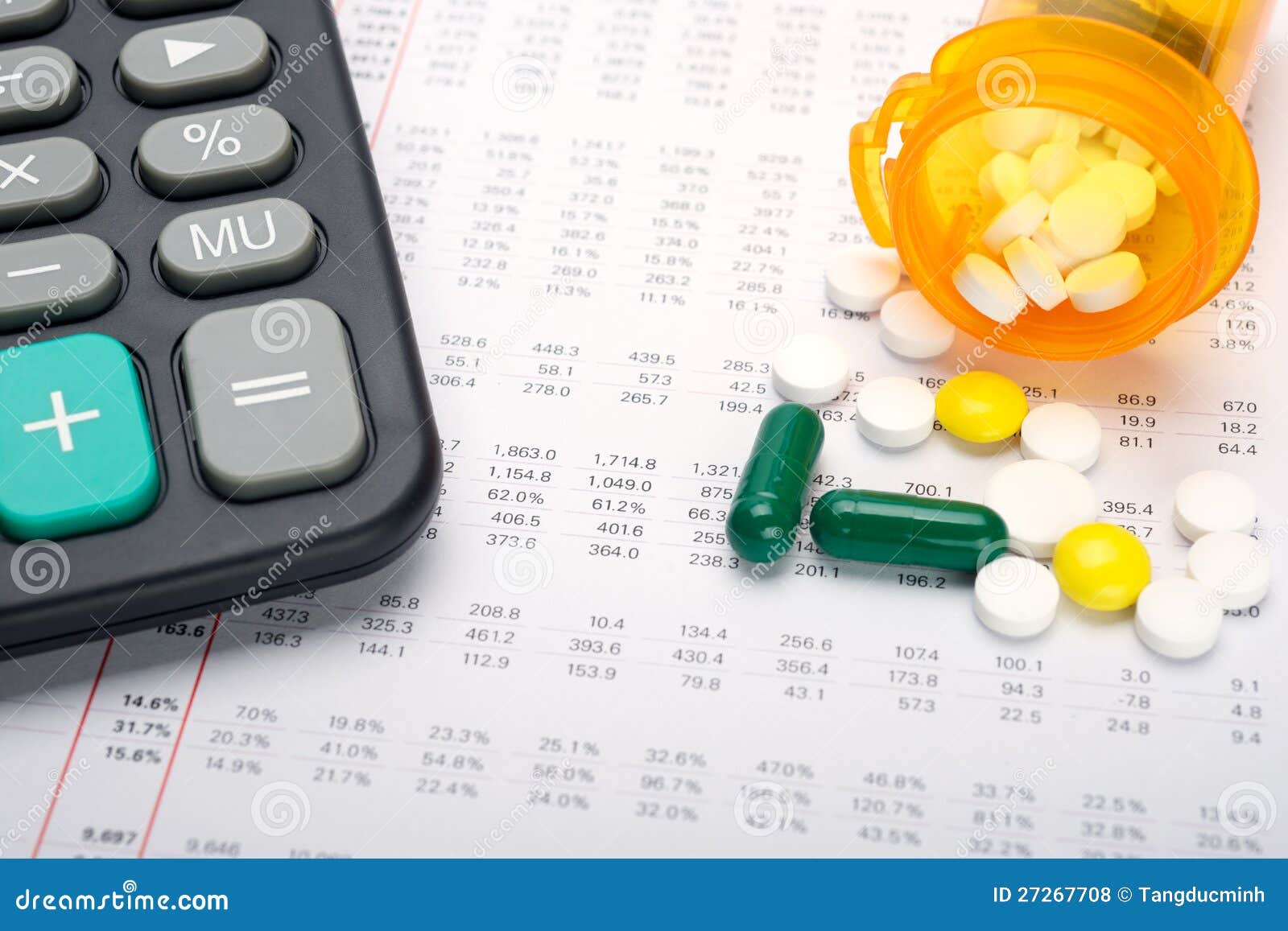 Medical expenses analysis stock photo. Image of marketing - 27267708