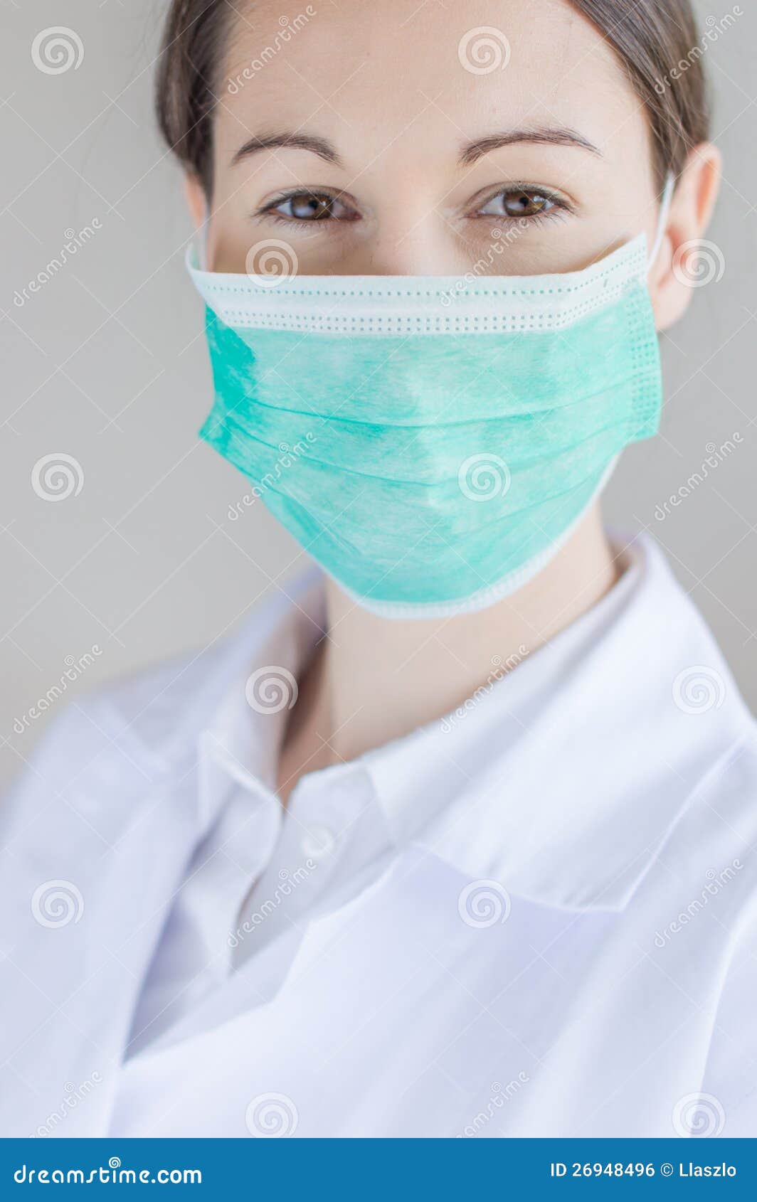 Medical face mask stock photo. Image of pretty, beautiful - 26948496