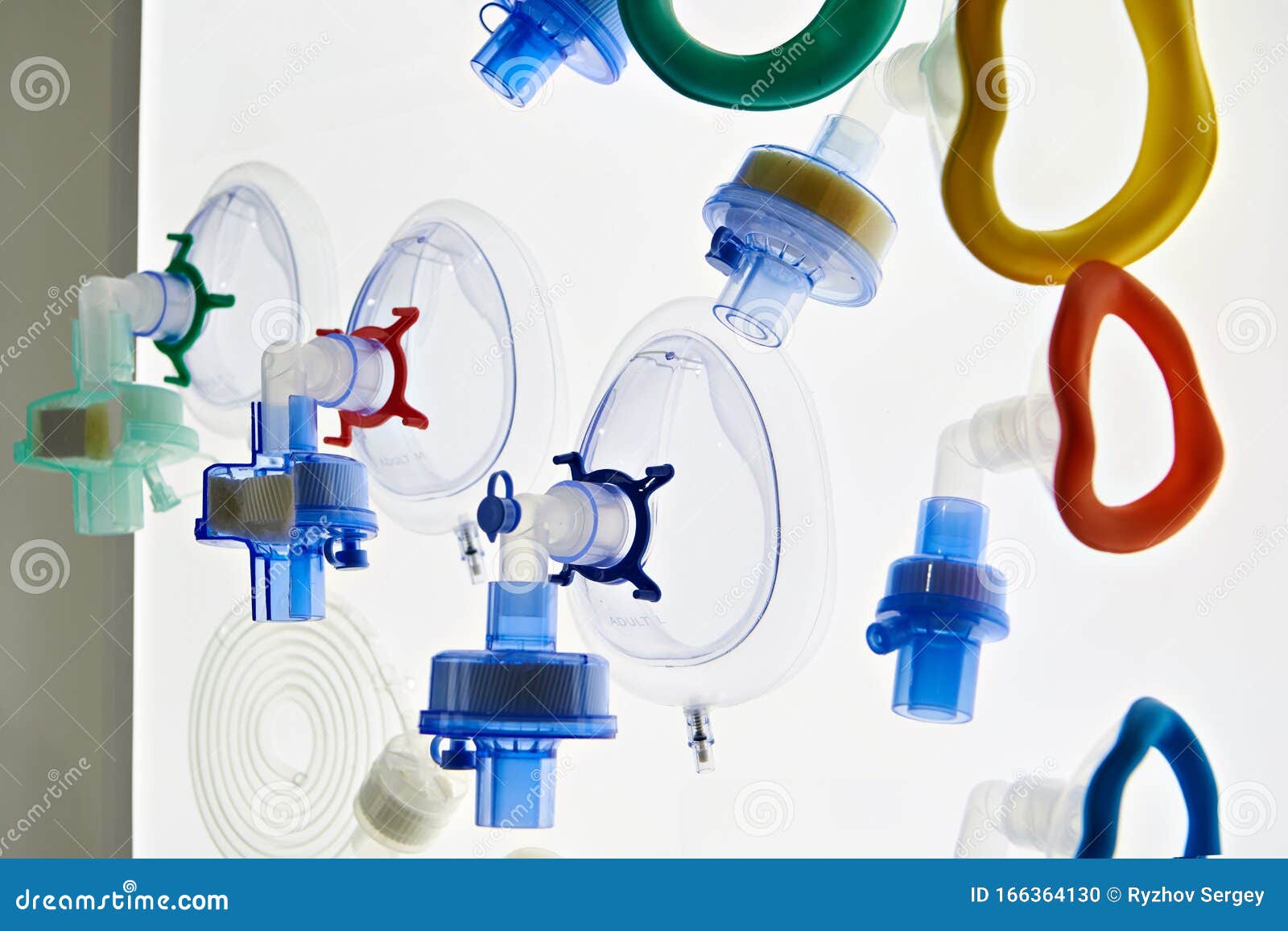 Bacterial Virus Filter Masks Stock Photo - Image of supplies, mask ...