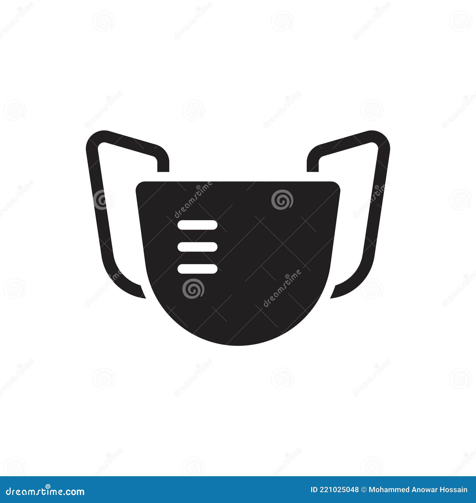 Face Mask Icon - Face Protection Icon - Medical Mask Icon Stock Vector ...