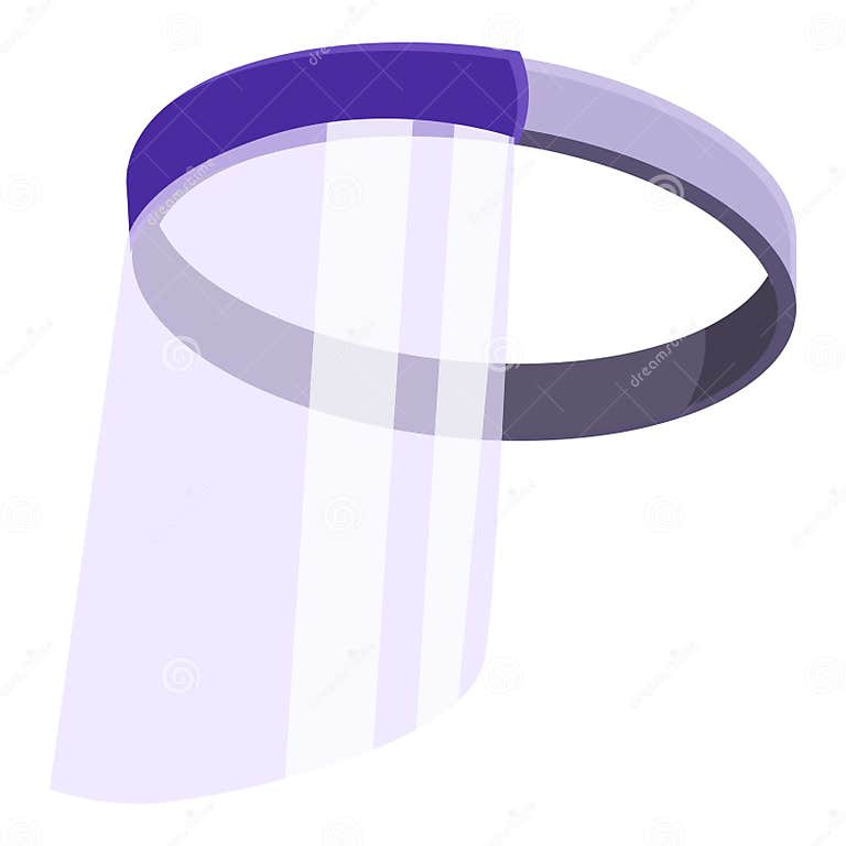 Medical Face Shield Protecting from Virus and Germs Stock Vector ...