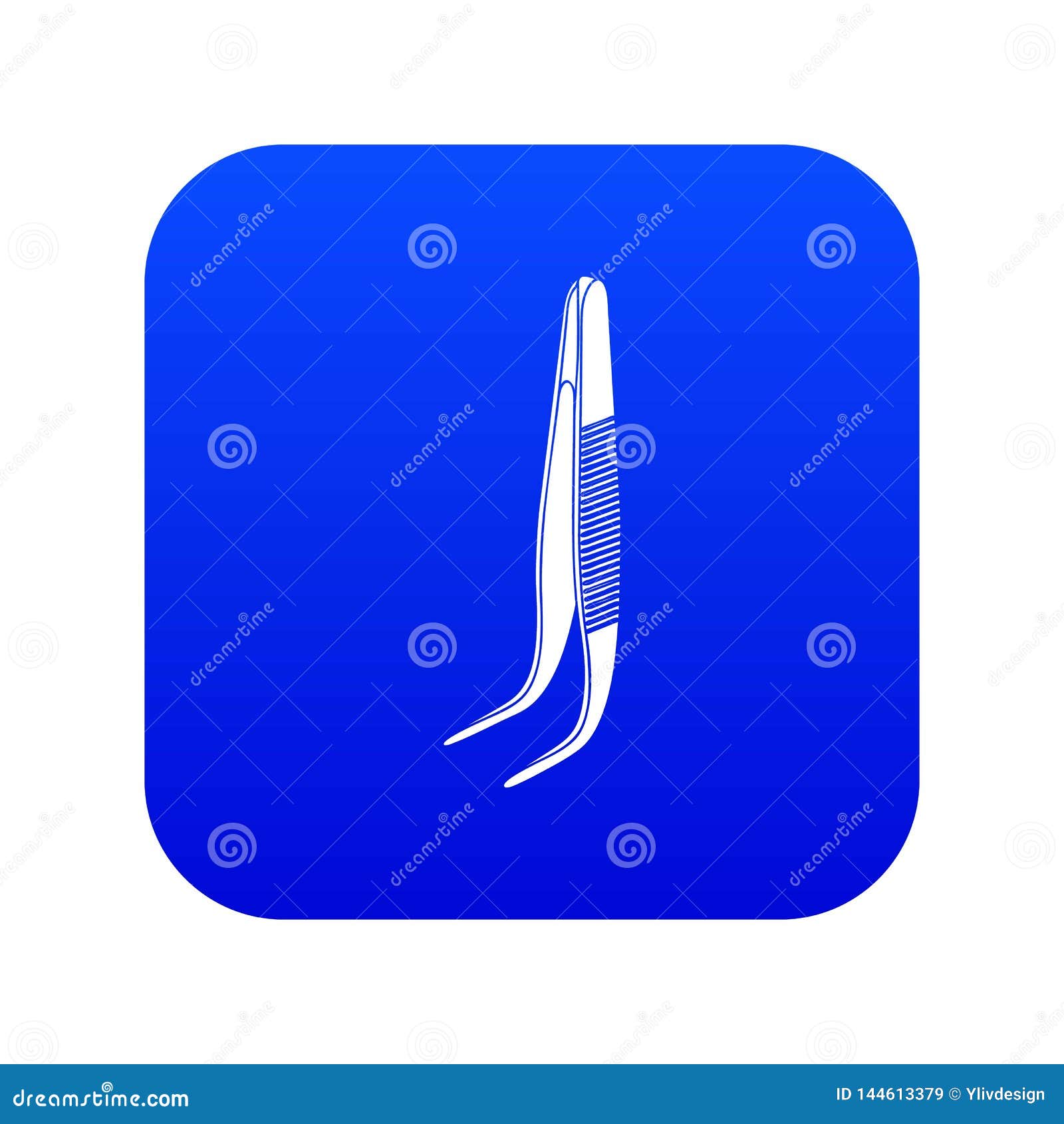 Medical Forceps Isolated Cartoon Set Icon. Vector Illustration Surgical ...
