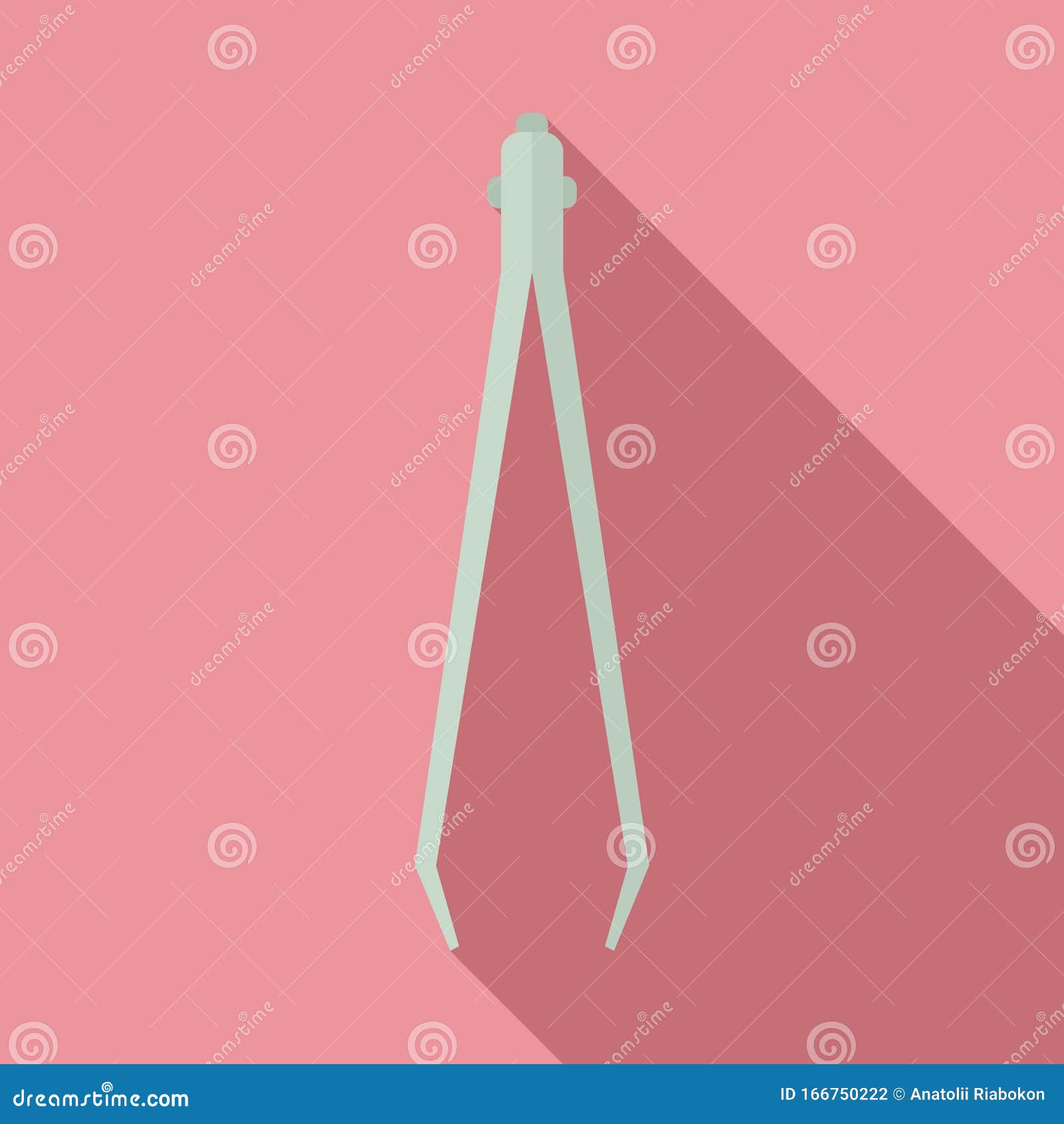 Medical Forceps Isolated Cartoon Set Icon. Vector Illustration Surgical ...
