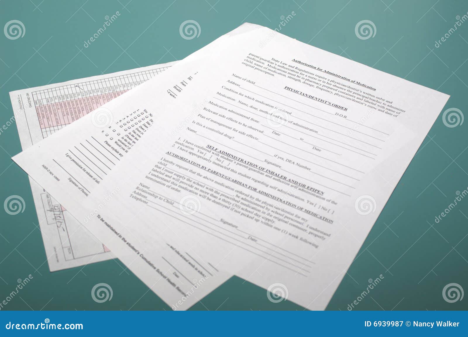 Medical Forms stock image. Image of healthcare, slip, questions - 6939987