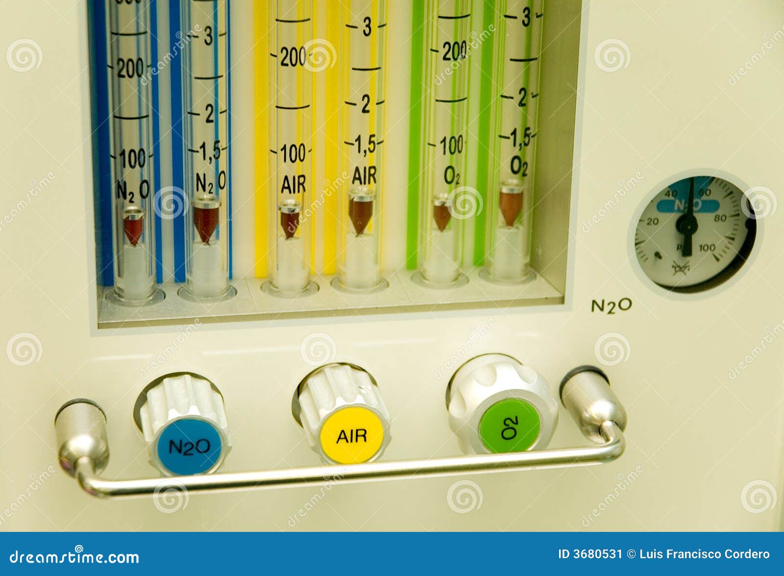 Medical gases stock image. Image of operating, professional - 3680531