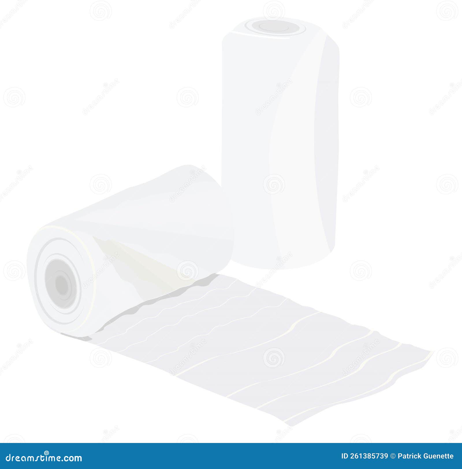 Gauze Icon On White Background. Simple Element Illustration From Dentist Concept Cartoon Vector ...