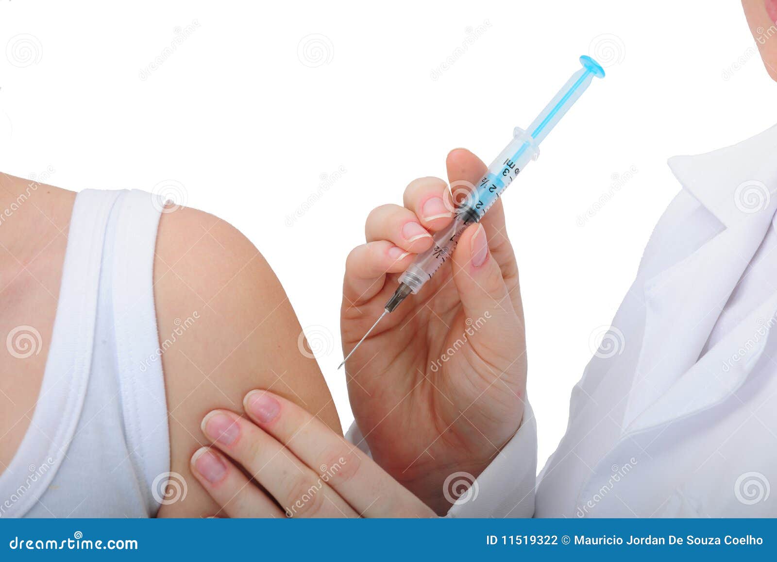 Medical giving injection stock photo. Image of health - 11519322