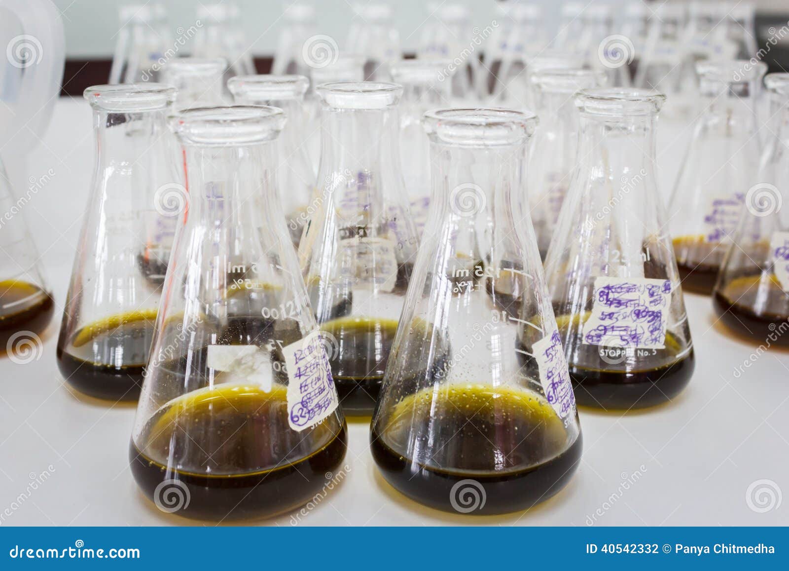 Medical glassware stock photo. Image of brown, health - 40542332