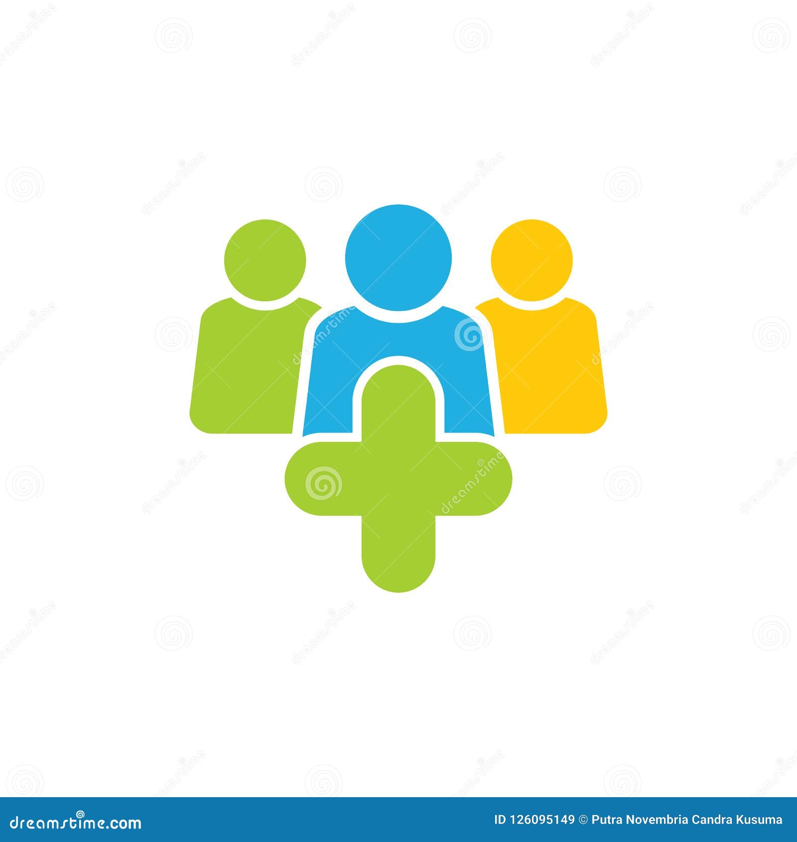 Medical Group Logo Icon Design Stock Vector - Illustration of concept ...