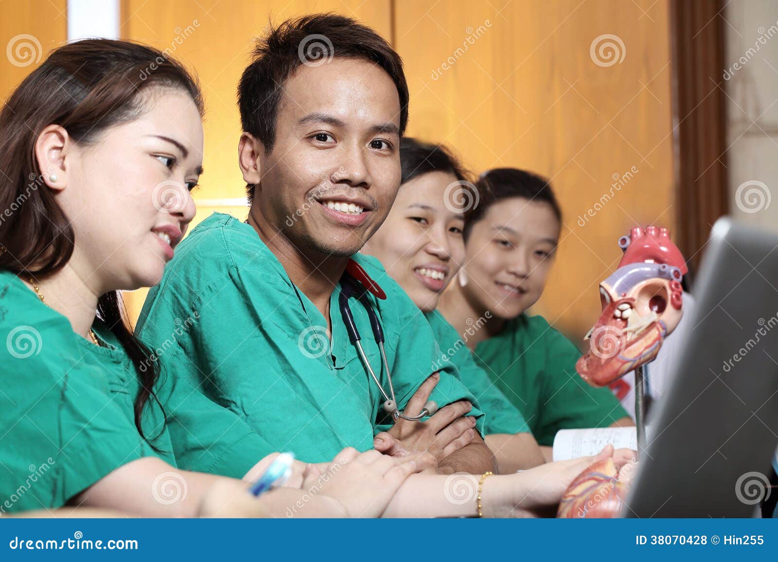 Medical Group Studying Cardiologist Stock Photo - Image of doctor ...
