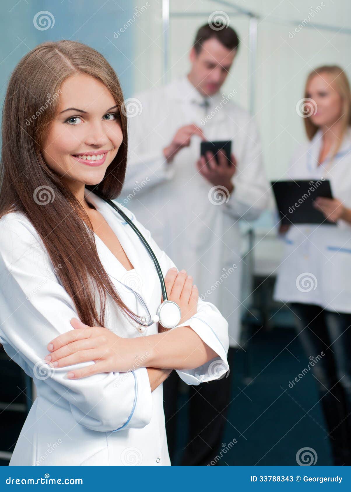 Medical stock image. Image of portrait, adult, doctor - 33788343