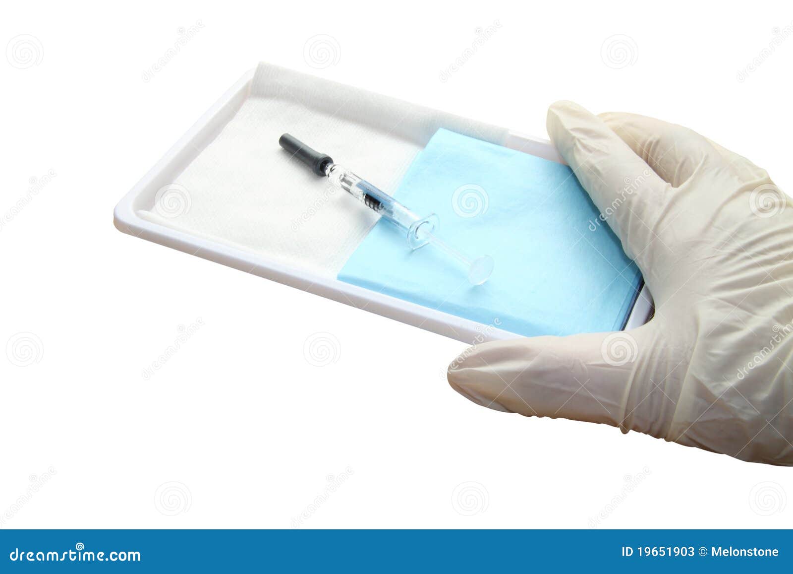 Medical Hand with Injection Stock Image - Image of immunization ...