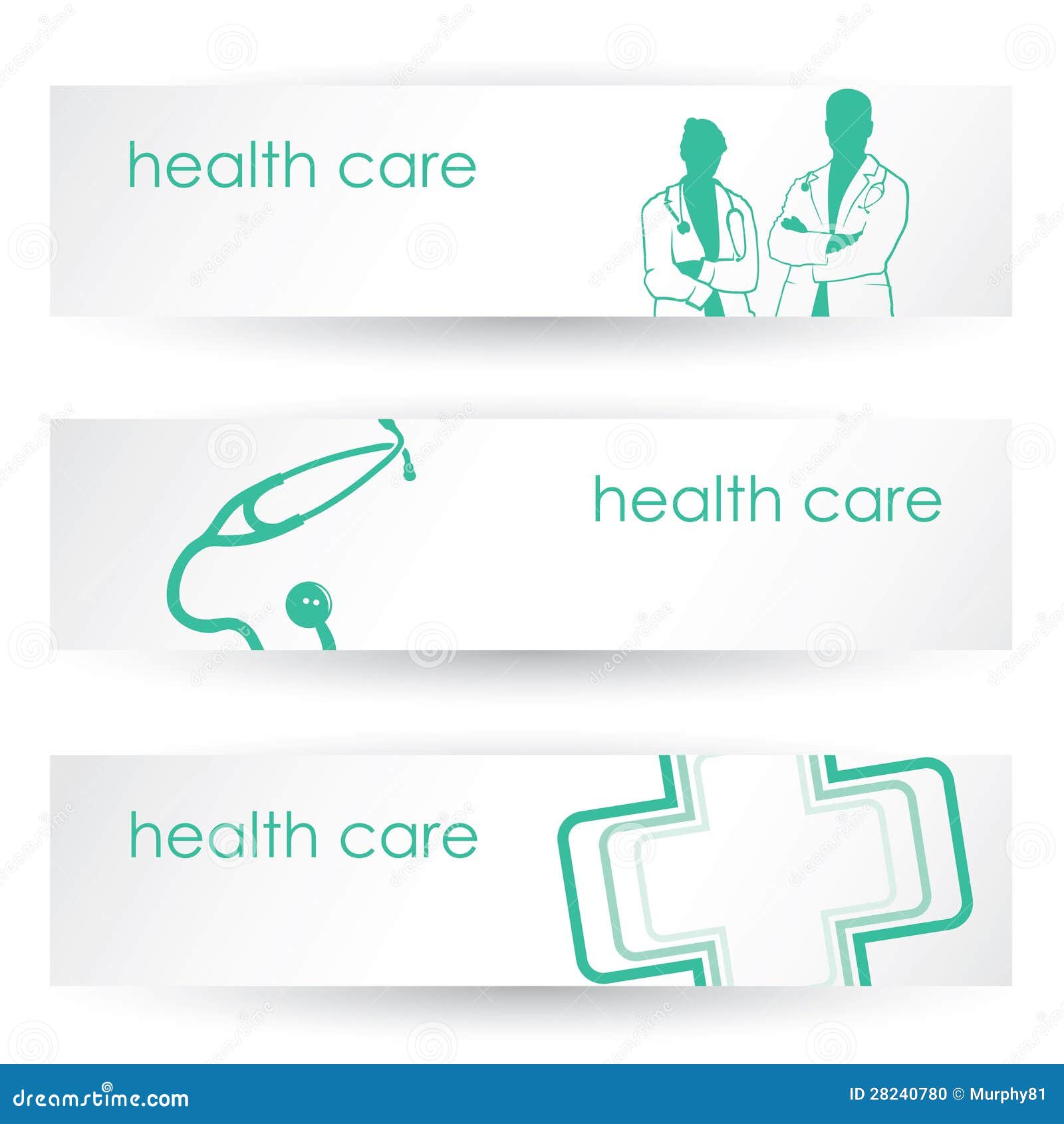 Medical headers stock vector. Illustration of health - 28240780